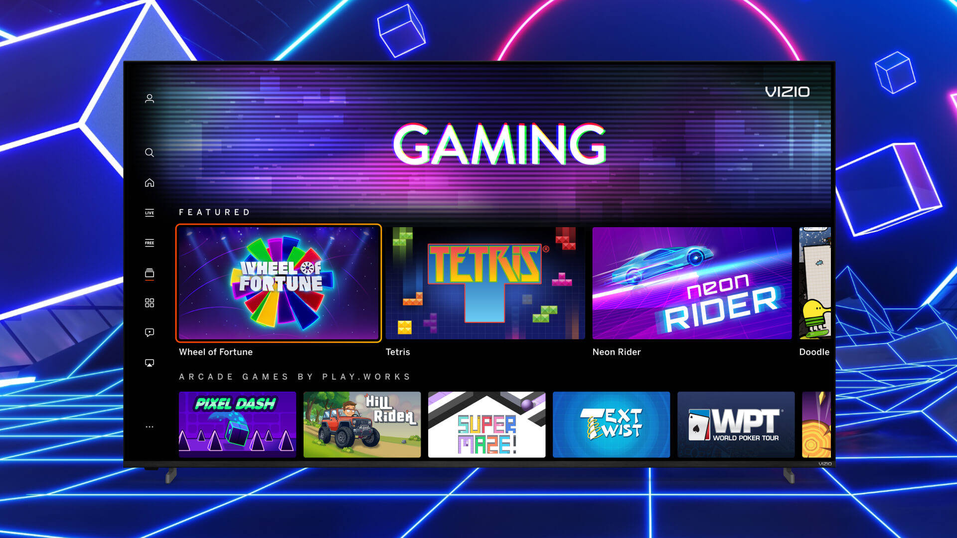 Game on with VIZIO